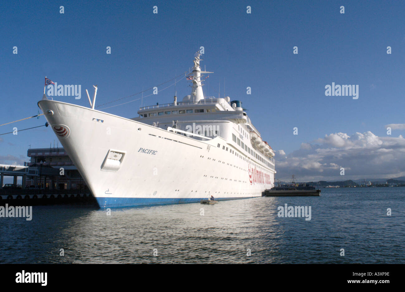 Cruise Ship sitting at port in San Juan Puerto Rico Carnival Destiny ...