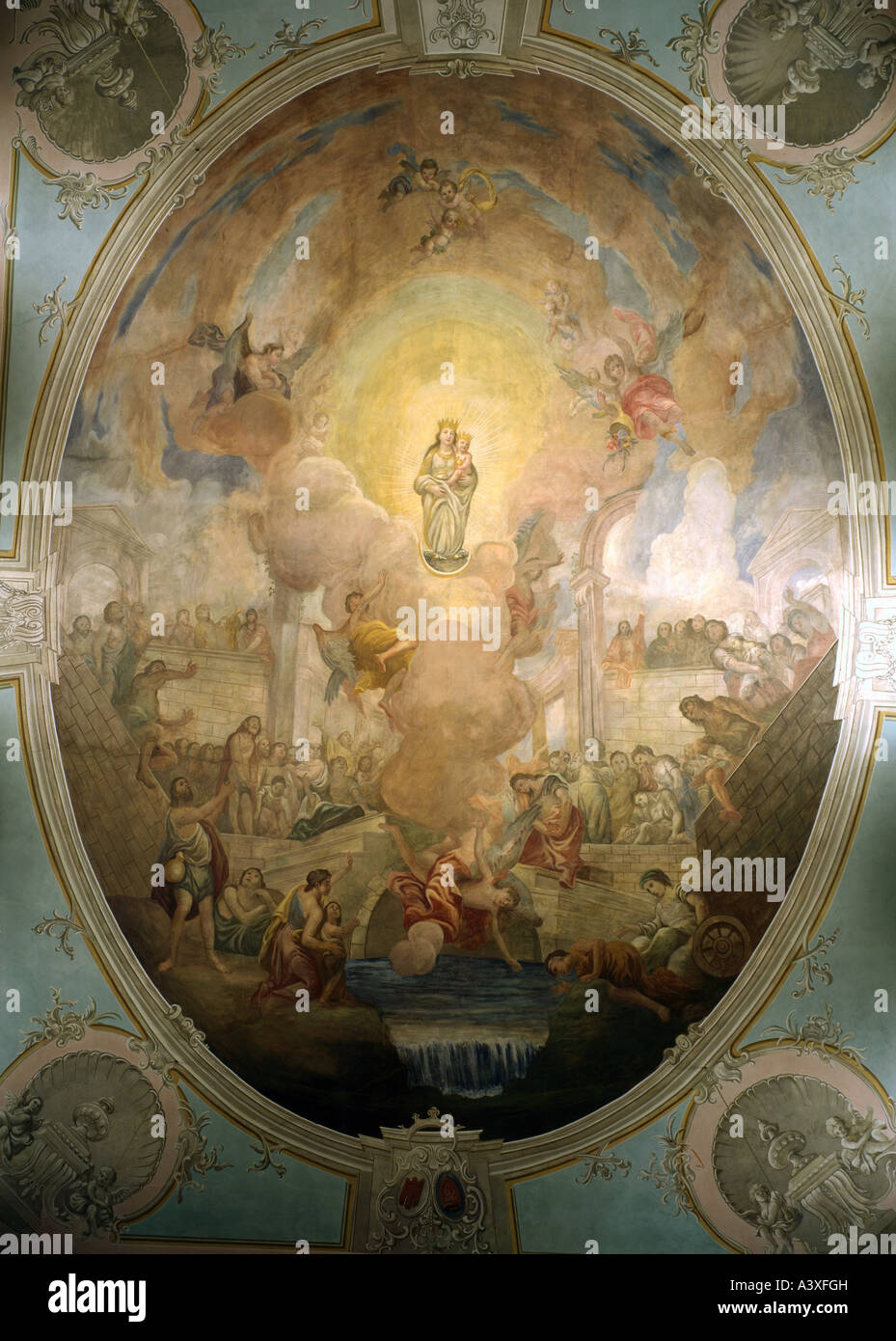"fine arts, Brugger, Andreas, (1737 - 1812), painting, "Saint Mary as ...