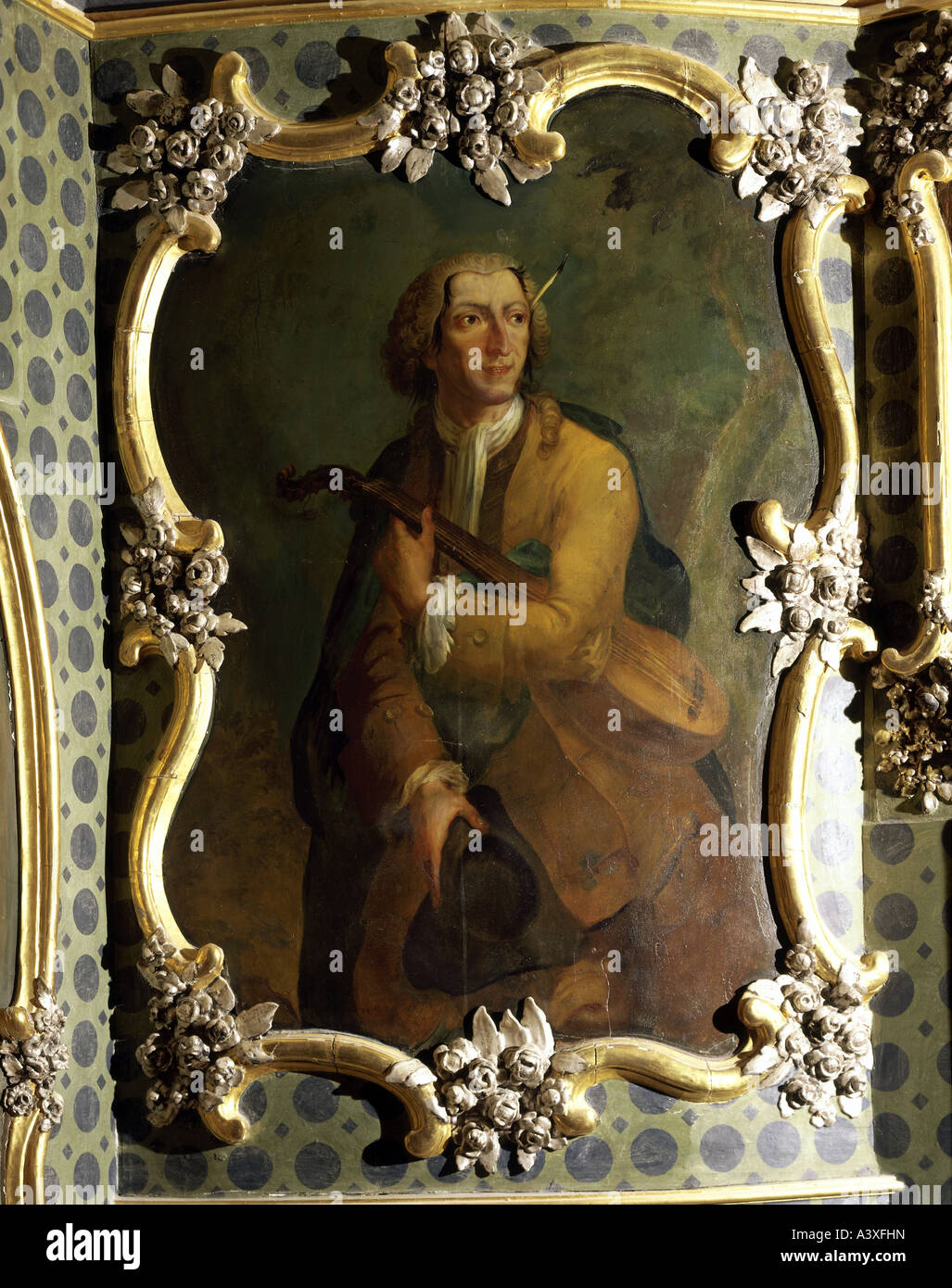 "fine arts, Brugger, Andreas, (1737 - 1812), painting, "Lautenspieler ...