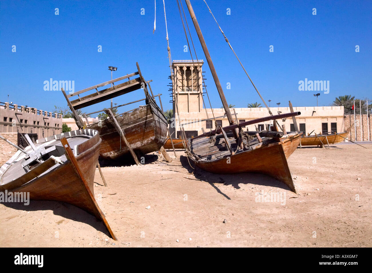 Dubai Shindagha Diving Village Stock Photo - Alamy