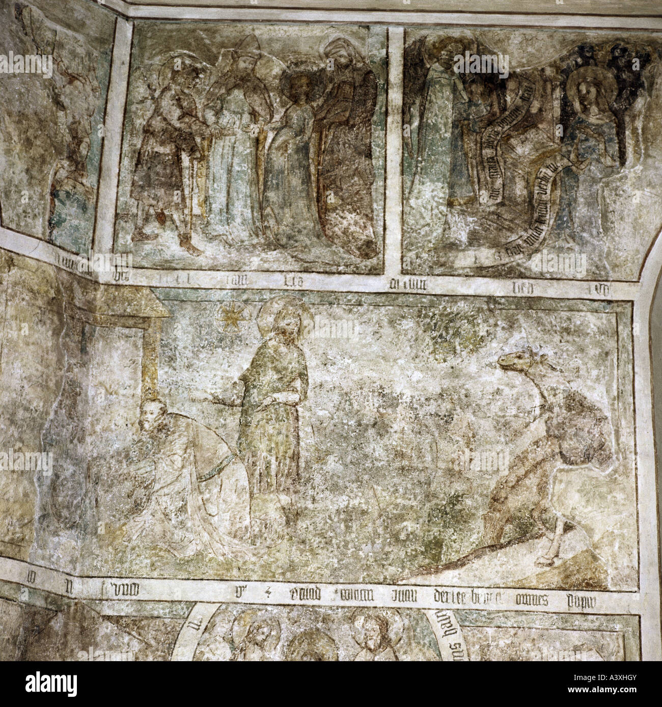 fine arts, religious art, saints, Saint Gall, scenes of his life ...