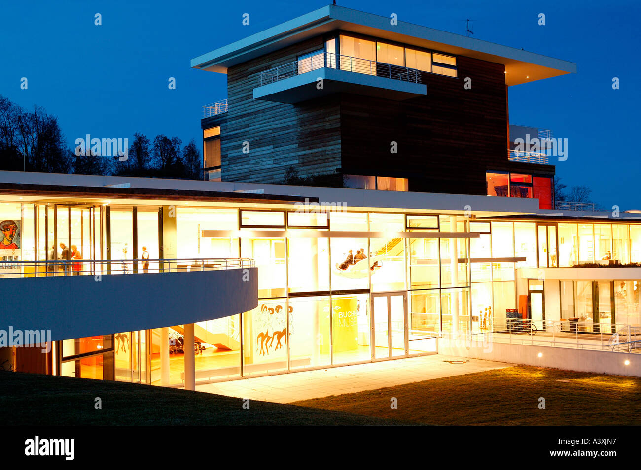 Buchheim Museum at night Stock Photo - Alamy