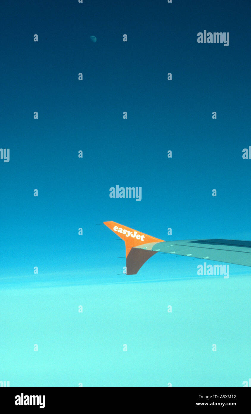 Winglet wingtip wing Easyjet plane airplane low cost budget airline ...
