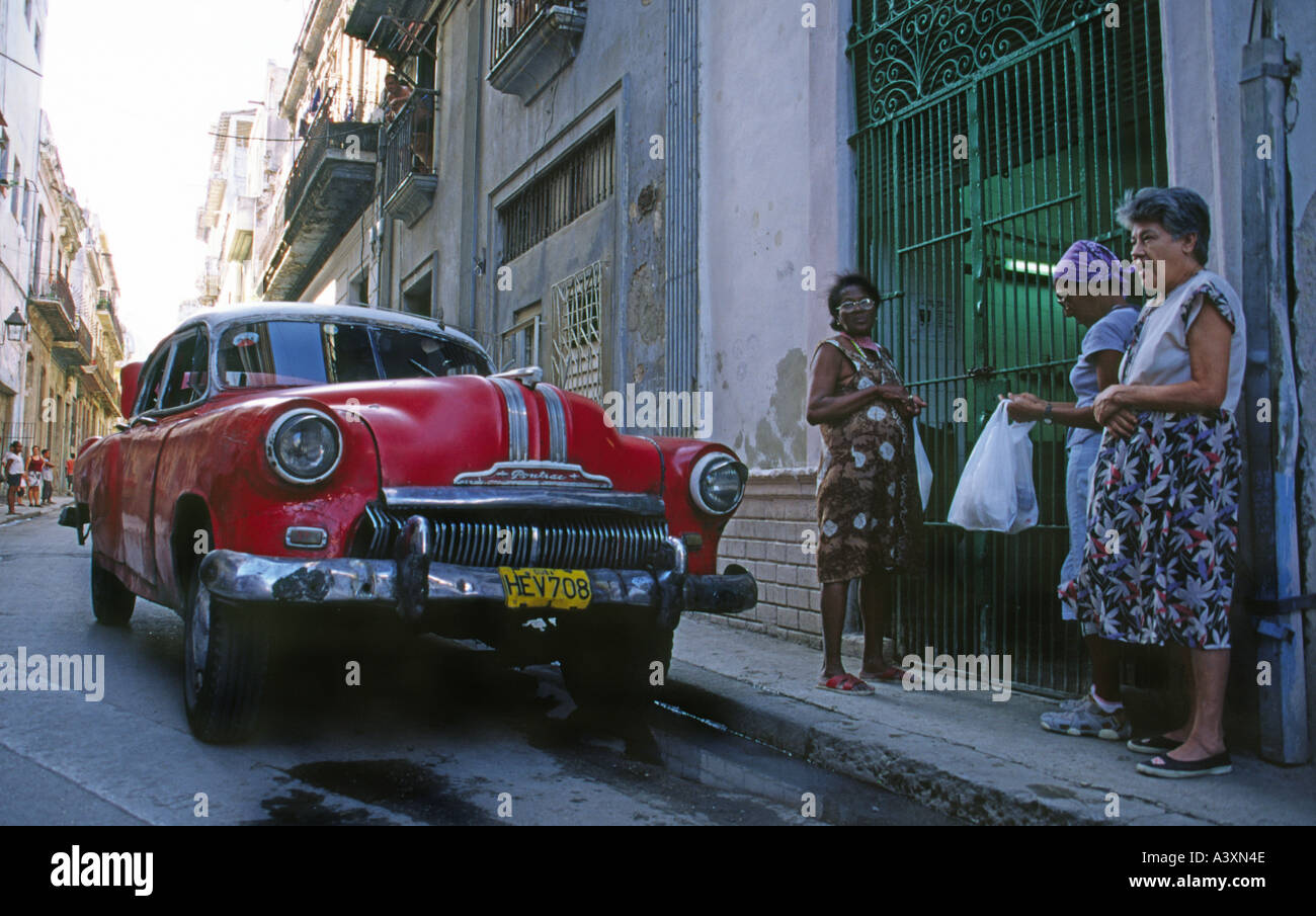 1950s American Car in Havana Cuba Stock Photo - Alamy