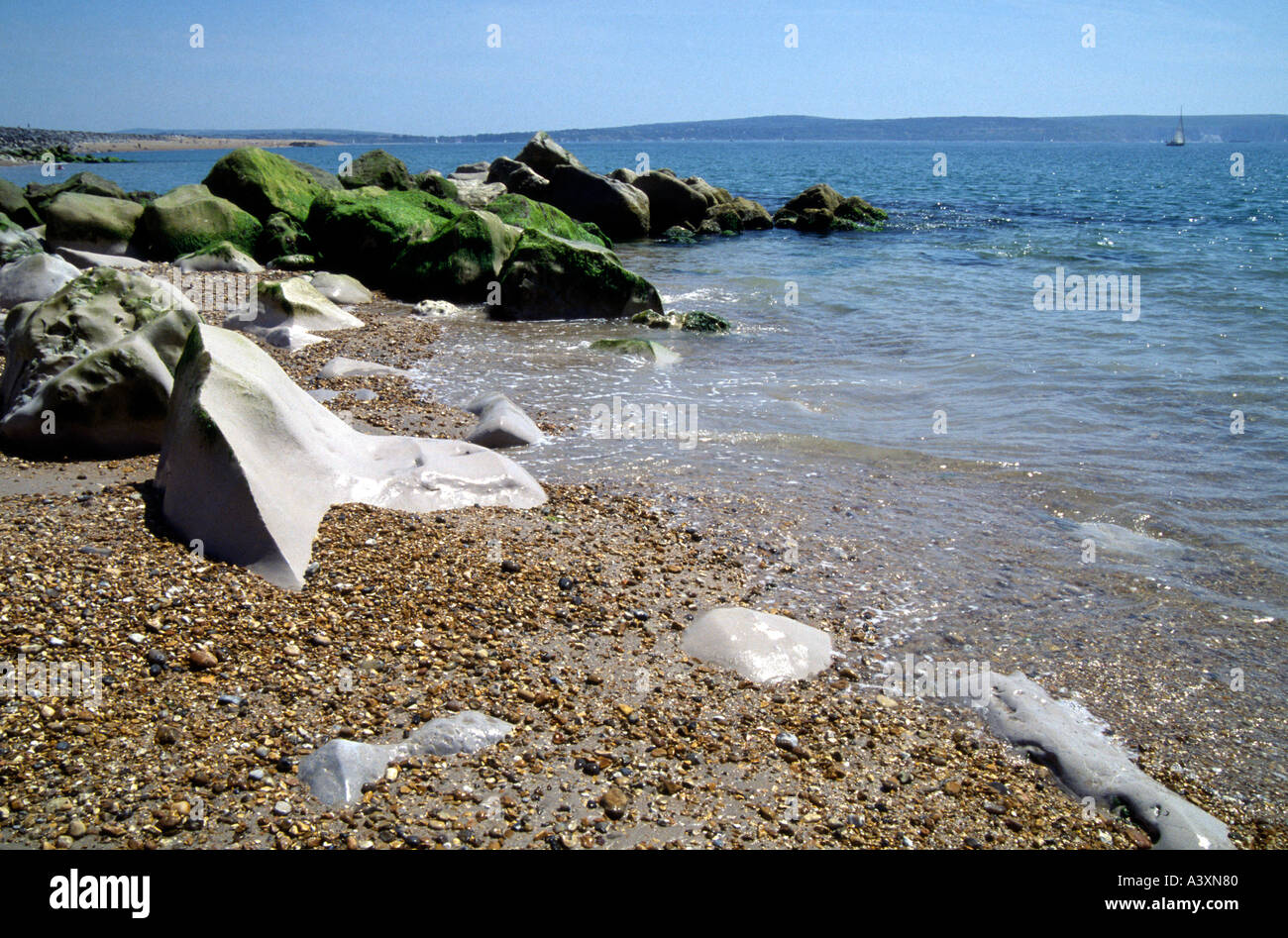 Beach at Lyme Regis England Stock Photo - Alamy