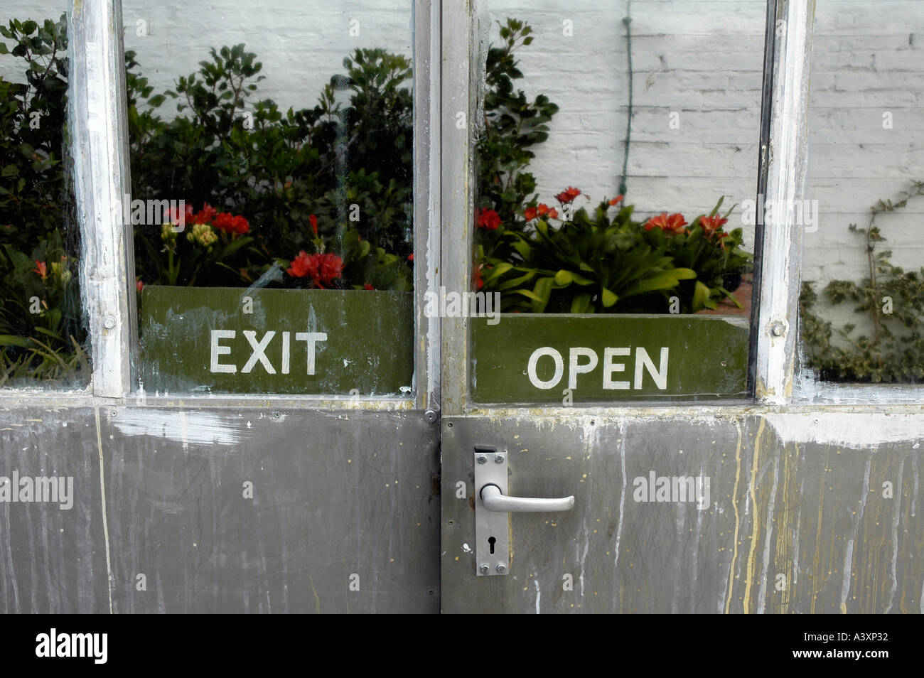 Large greenhouse entrance hi-res stock photography and images - Alamy