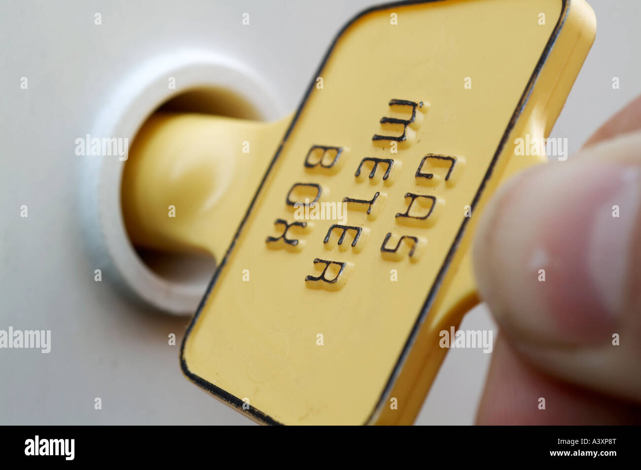 Meter box key Stock Photo - Alamy