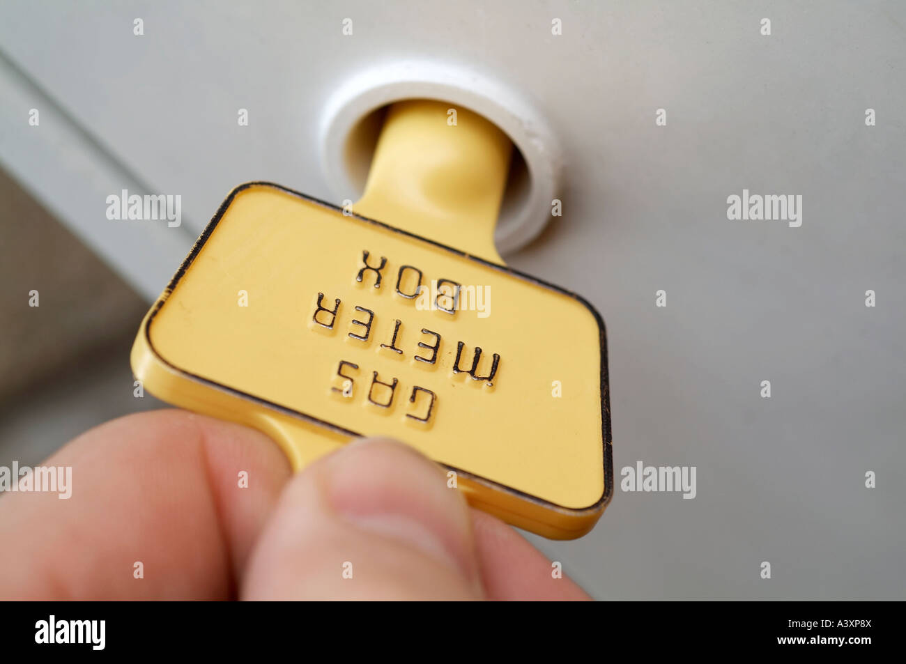 Meter box key Stock Photo - Alamy