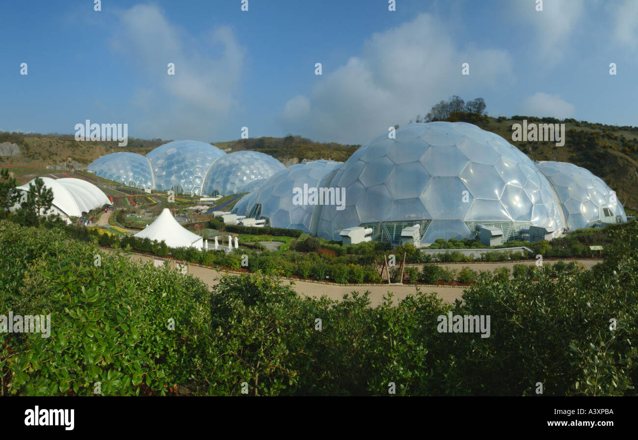 exterior Eden Project Bodelva Saint St Austell Cornwall South west ...