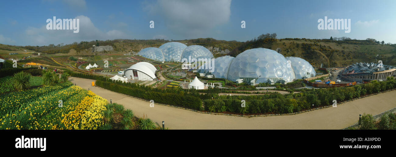exterior Eden Project Bodelva Saint St Austell Cornwall South west ...
