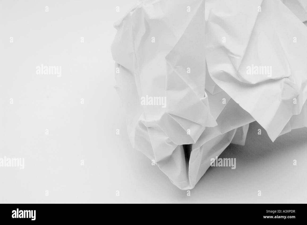 crumpled paper ball Stock Photo - Alamy