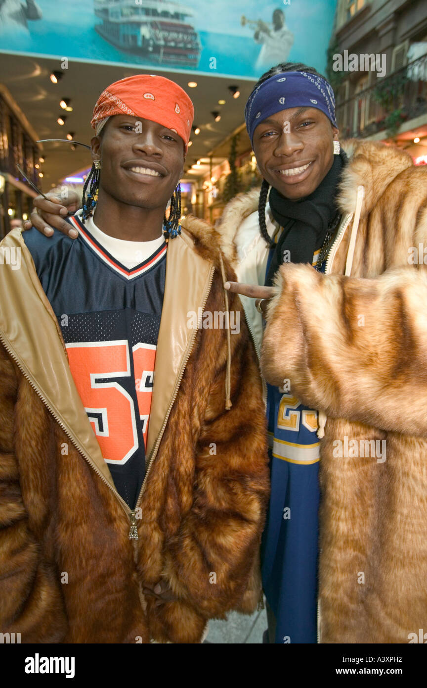 2 french dudes dressed up in their finery in the trafford Centre ...
