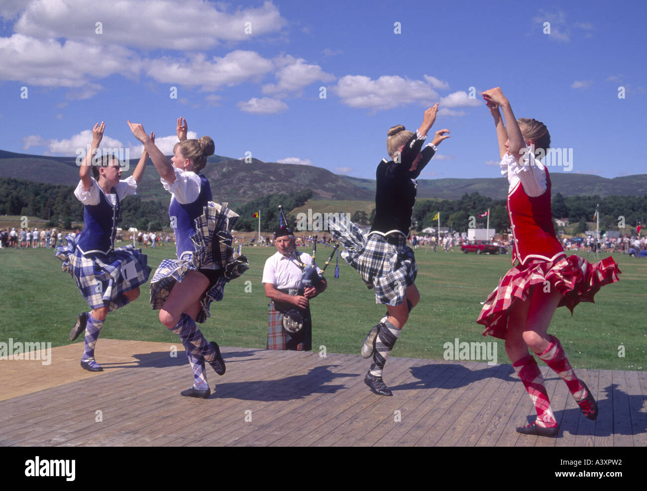 Traditional Highland Fling Dancers Stock Photo - Alamy