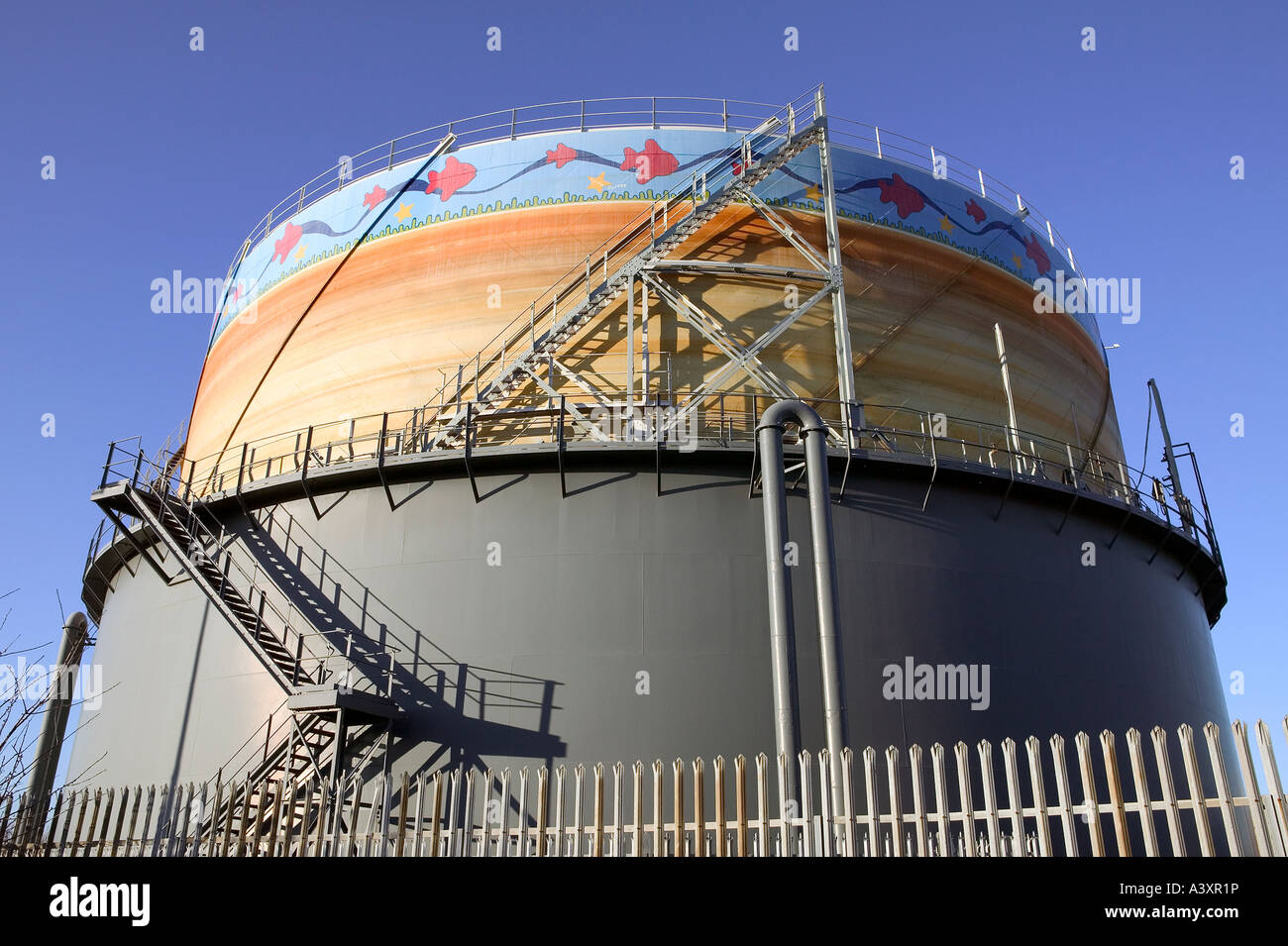 gas cylinder tower Stock Photo - Alamy