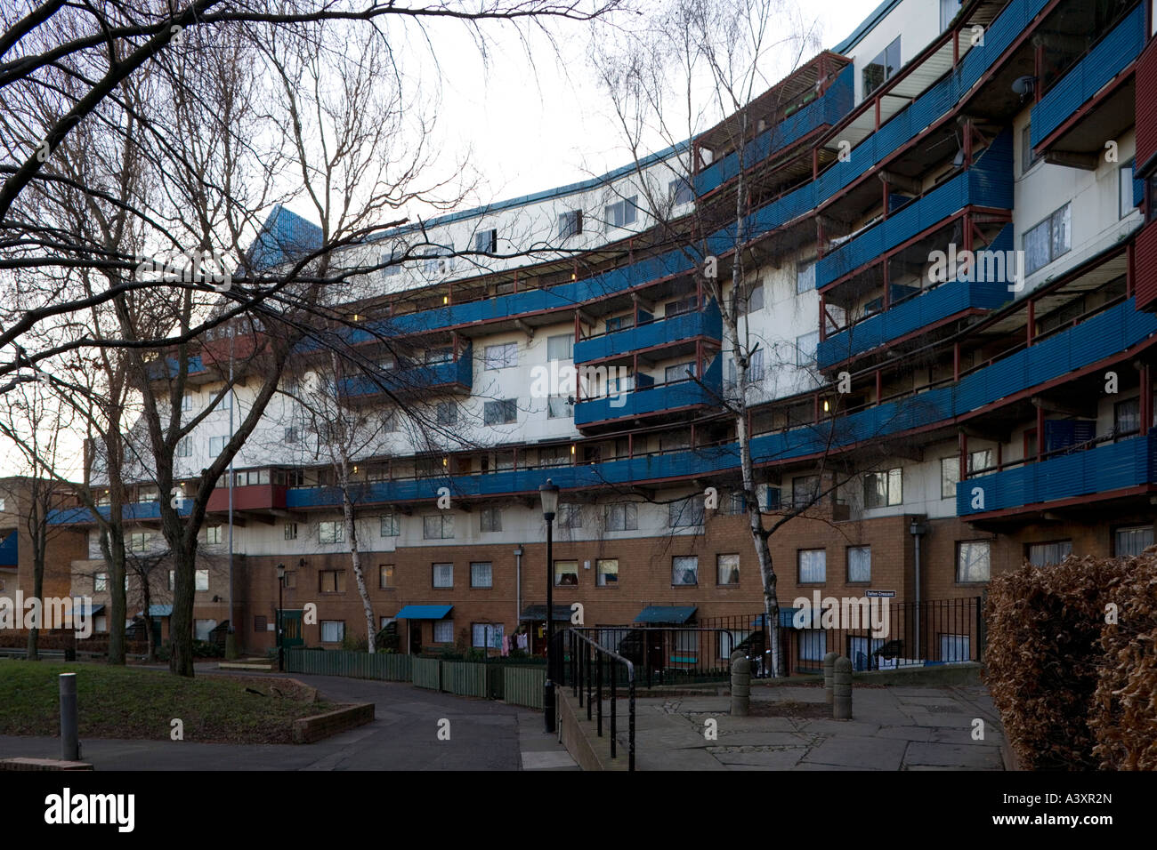 Byker Wall in Newcastle upon Tyne by Ralph Erskine Stock Photo - Alamy