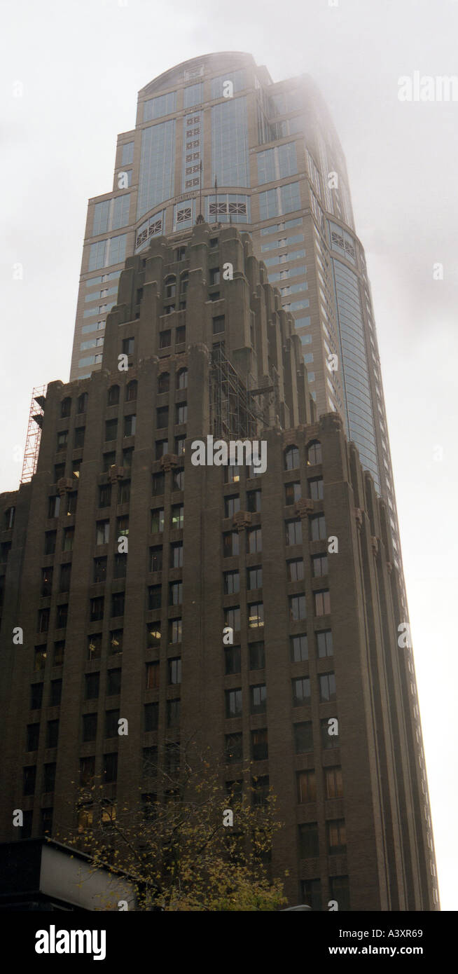 seattle architecture Washington Mutual tower with Northern Life tower ...