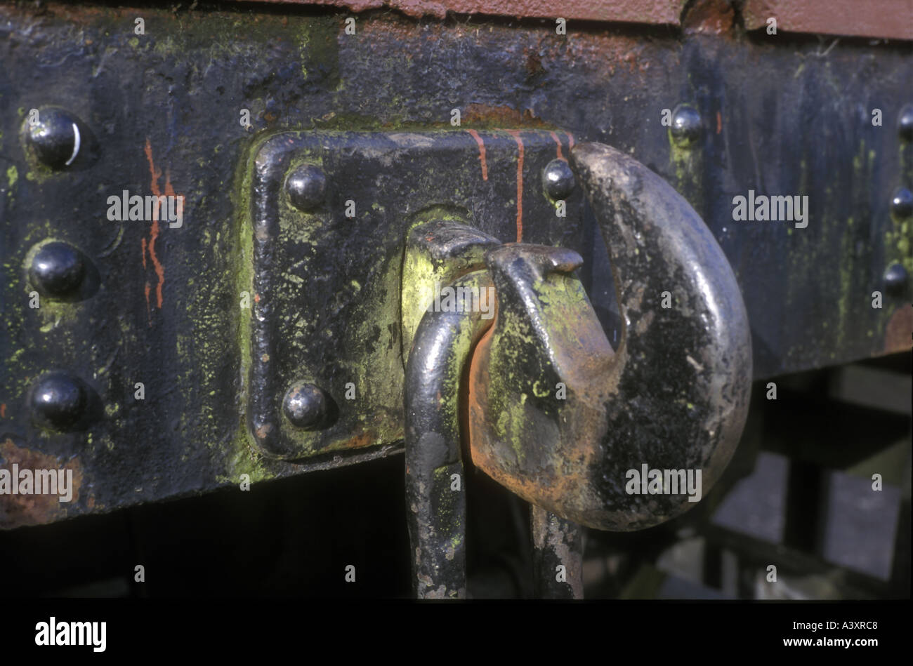 TRAIN COUPLING STEAM LOCOMOTIVE Stock Photo - Alamy