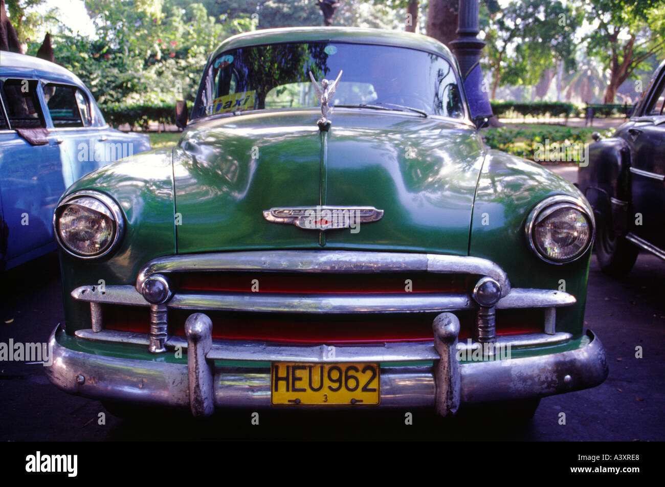 Vintage car havana cuba chevy 1950s chrome hi-res stock photography and ...