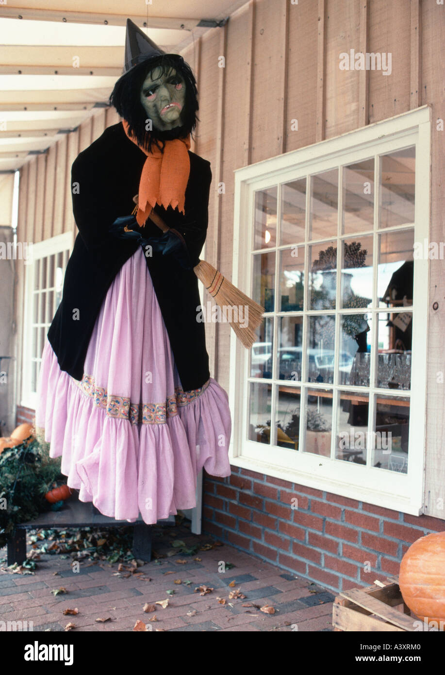 Witch outside store in the East Hampton Long Island New York USA Stock ...