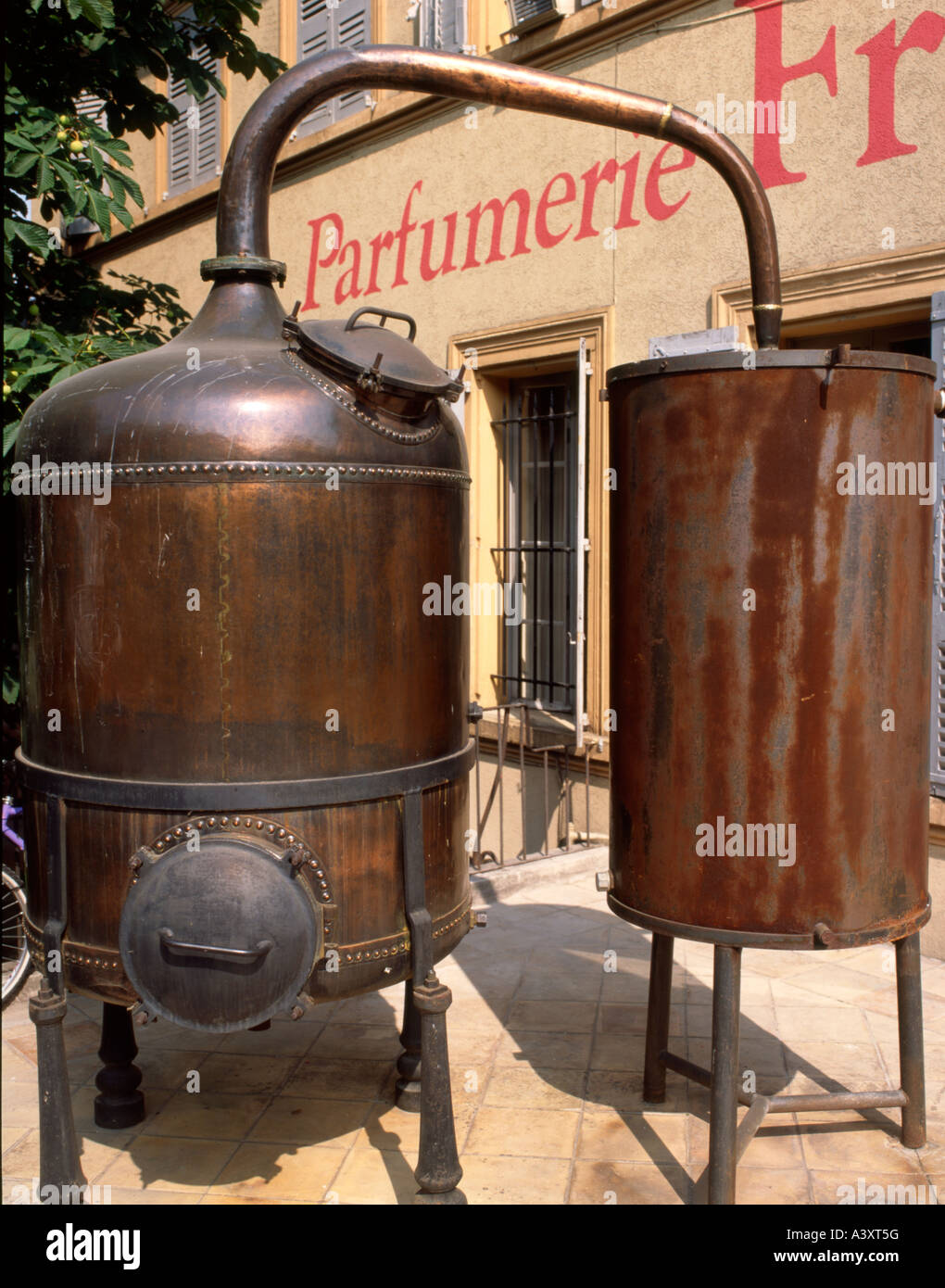 France. Alpes-Maritime Cote d'Azur. Grasse. Perfume factory Stock Photo ...