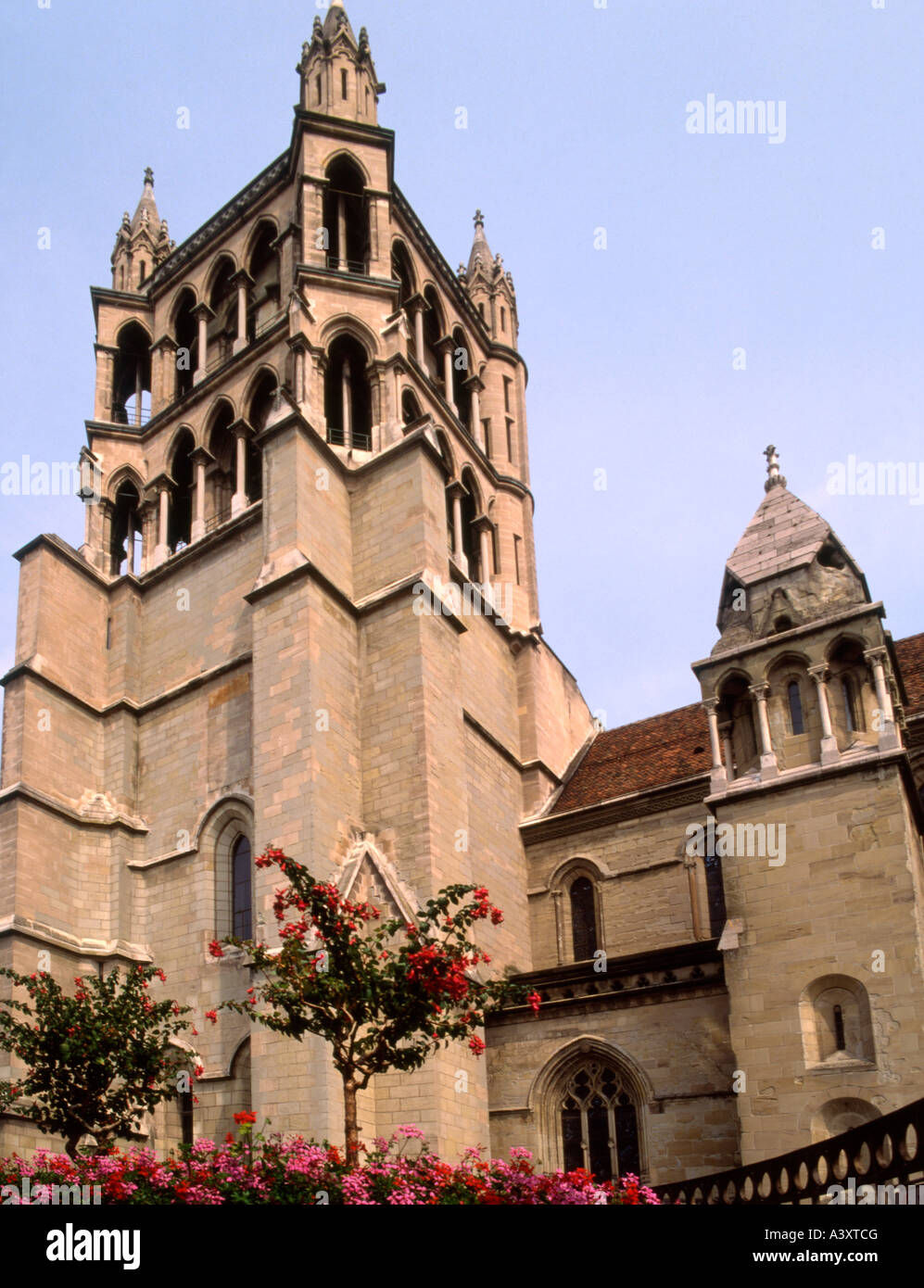 Switzerland. Lausanne. cathedral Stock Photo - Alamy