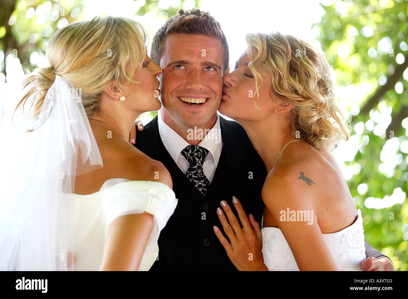 Man With Two Wives High Resolution Stock Photography and Images - Alamy