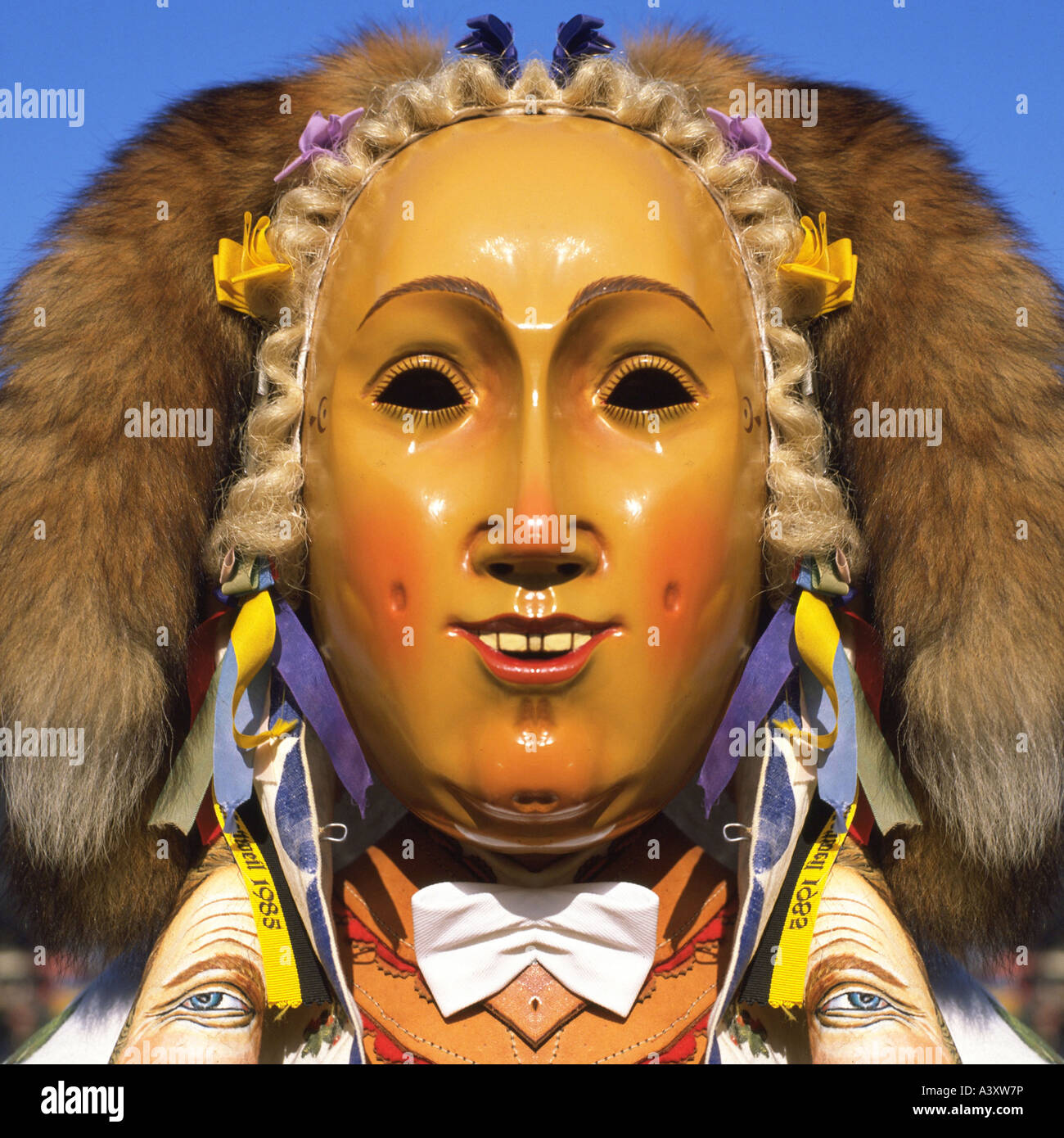 South German carnival - Narrensprung of Rottweil, Germany Stock Photo ...