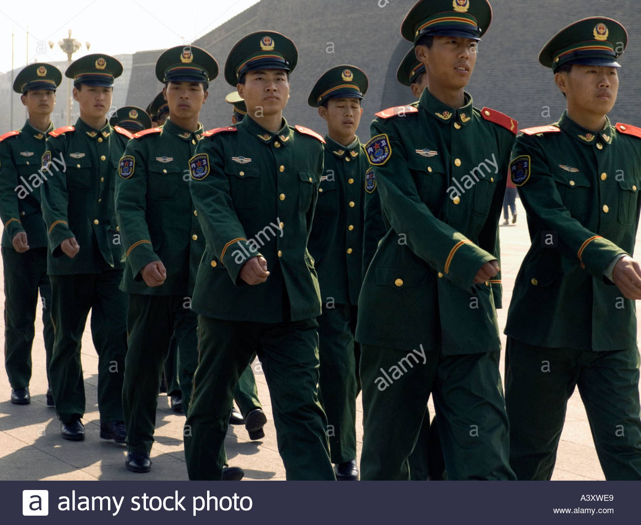 Chinese Soldiers Marching Stock Photos & Chinese Soldiers Marching ...