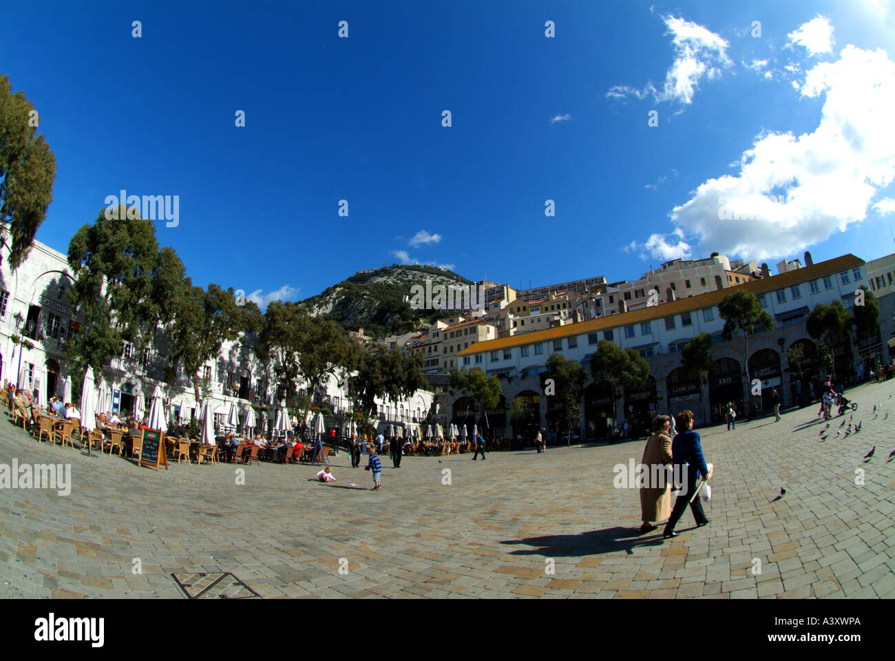 casemates square main square the rock of gibraltar city of gibraltar ...