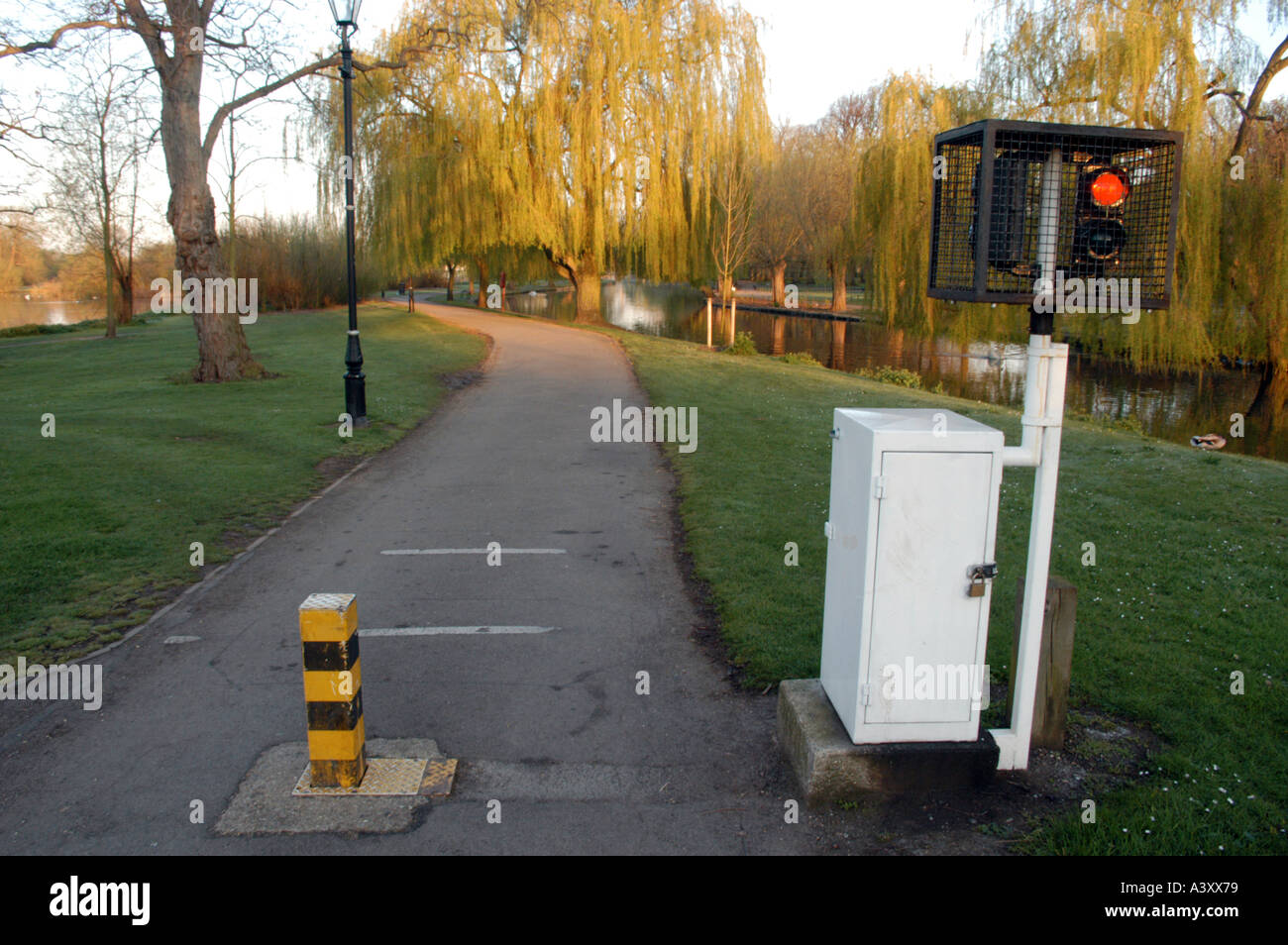 entrance for anglers with disabilities and emergency access control by ...