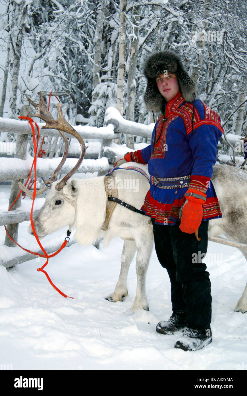 Finland reindeer costume hi-res stock photography and images - Alamy