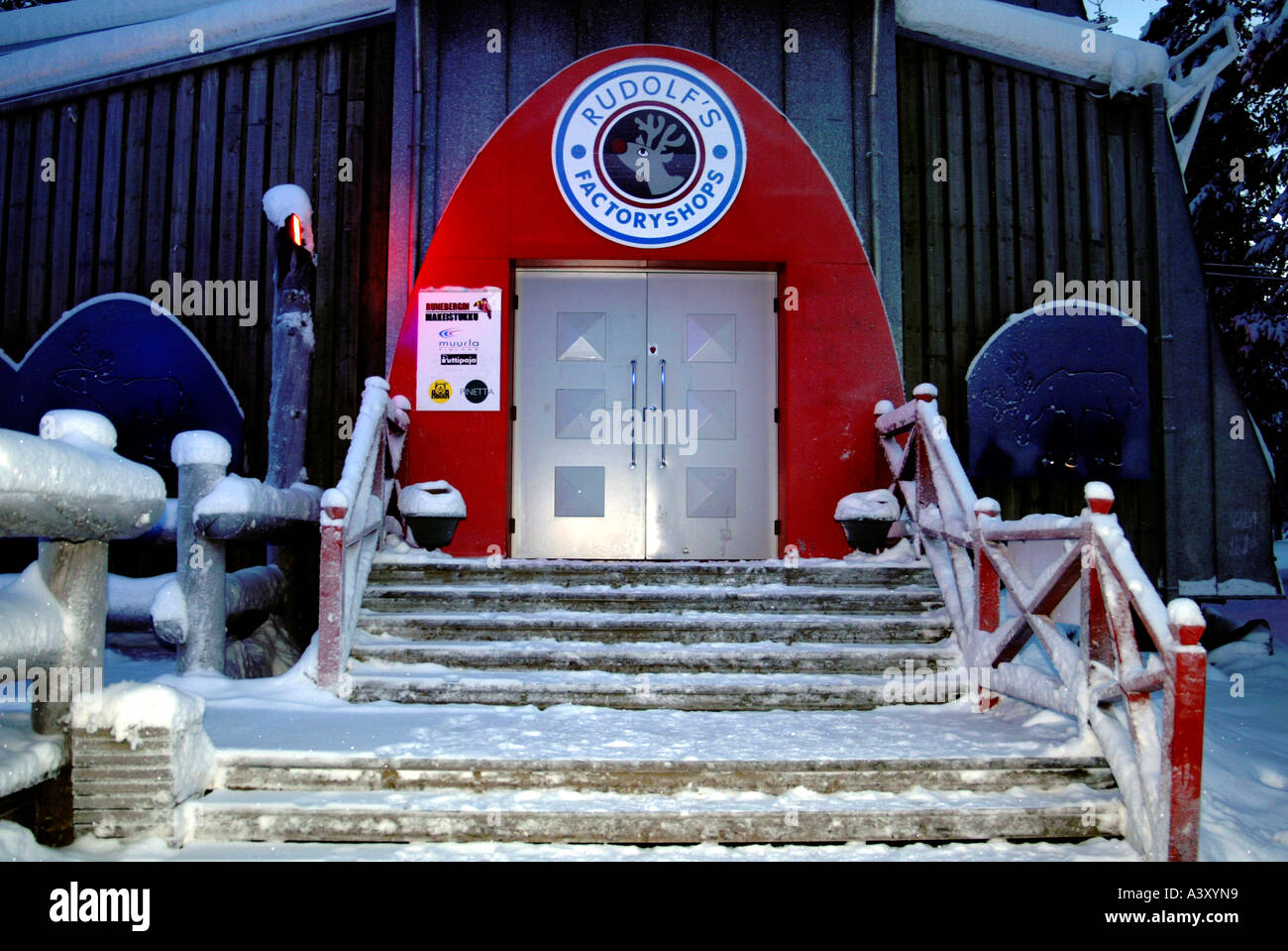Finland Santa Claus Village Stock Photo - Alamy