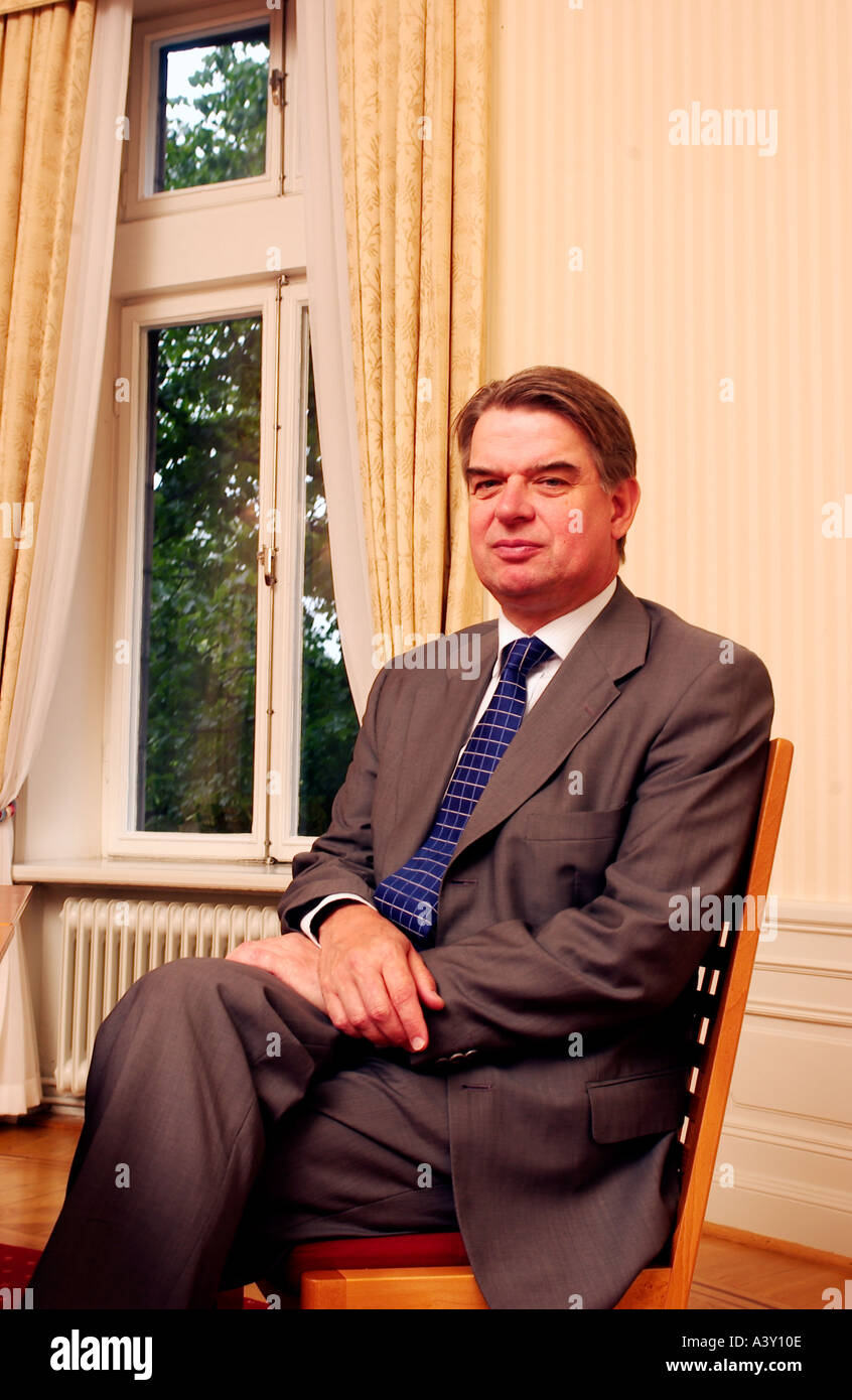 Portrait of Bjorn Saven CEO and main owner of Swedish industrial group ...
