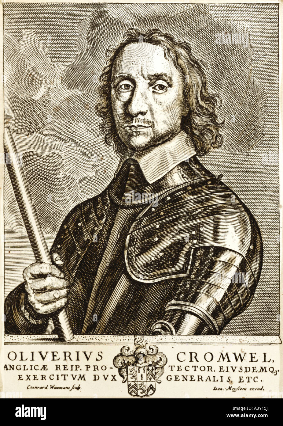 Lord protector of the commonwealth since 16 12 1653 hi-res stock ...