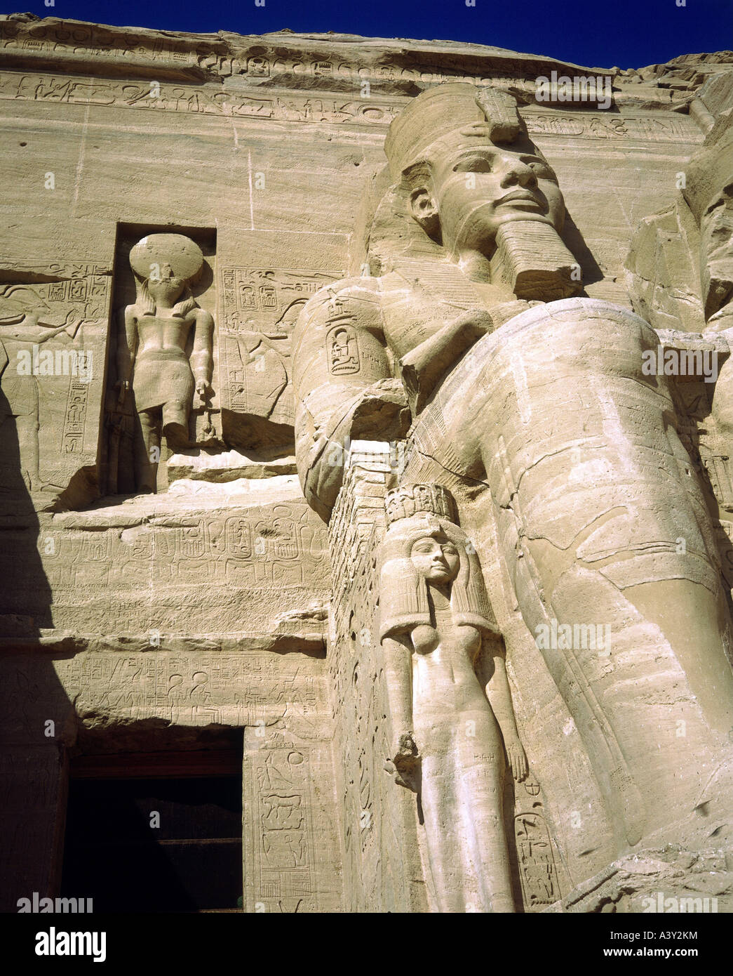 geography / travel, Egypt, Abu Simbel, buildings, Greater temple of ...