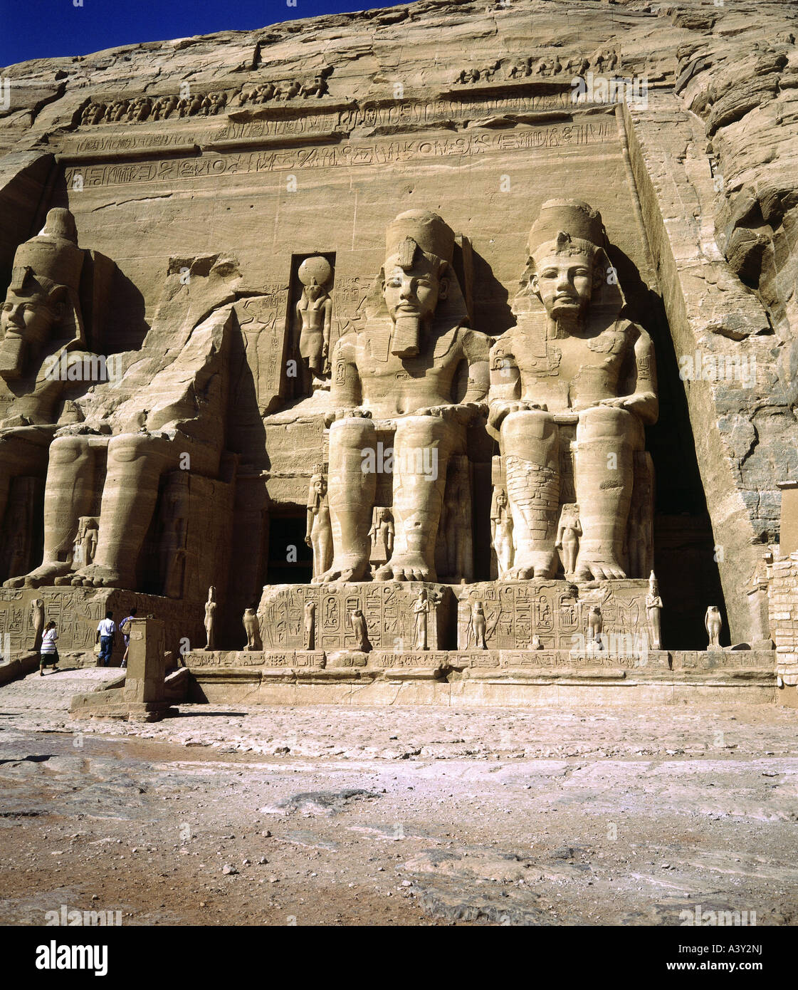 geography / travel, Egypt, Abu Simbel, buildings, Greater temple of ...