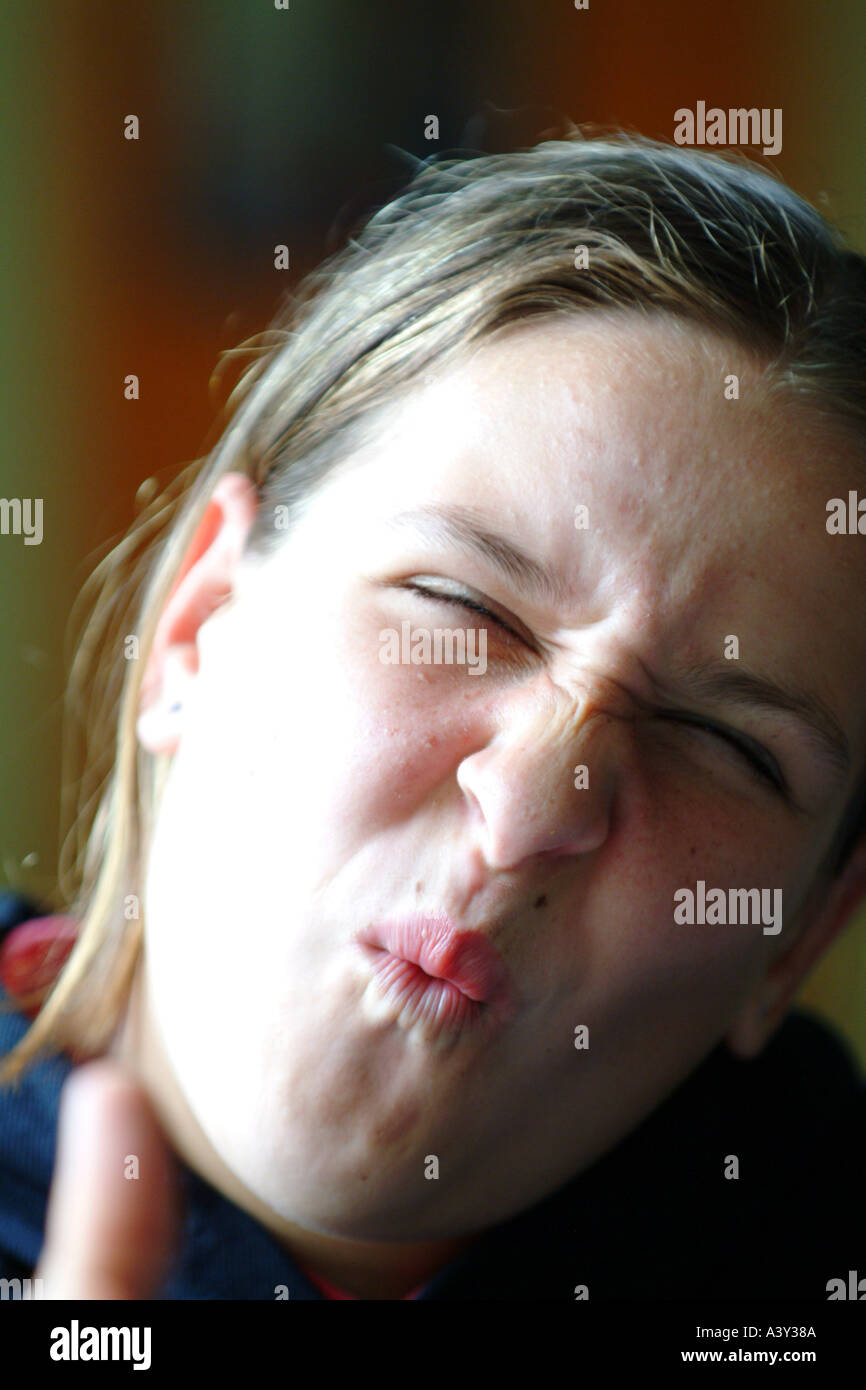 silly face expression Stock Photo - Alamy