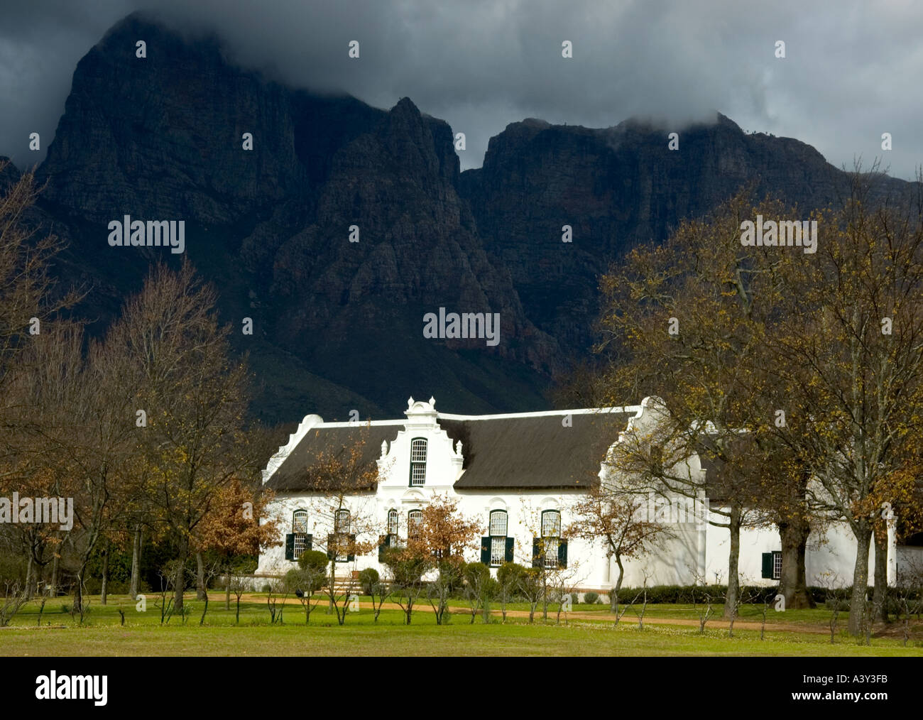 Boschendal historic Cape Dutch homestead near Stellenbosch now used as ...