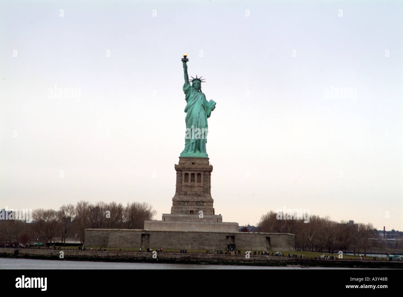 Statue of Liberty front view New York City Stock Photo - Alamy