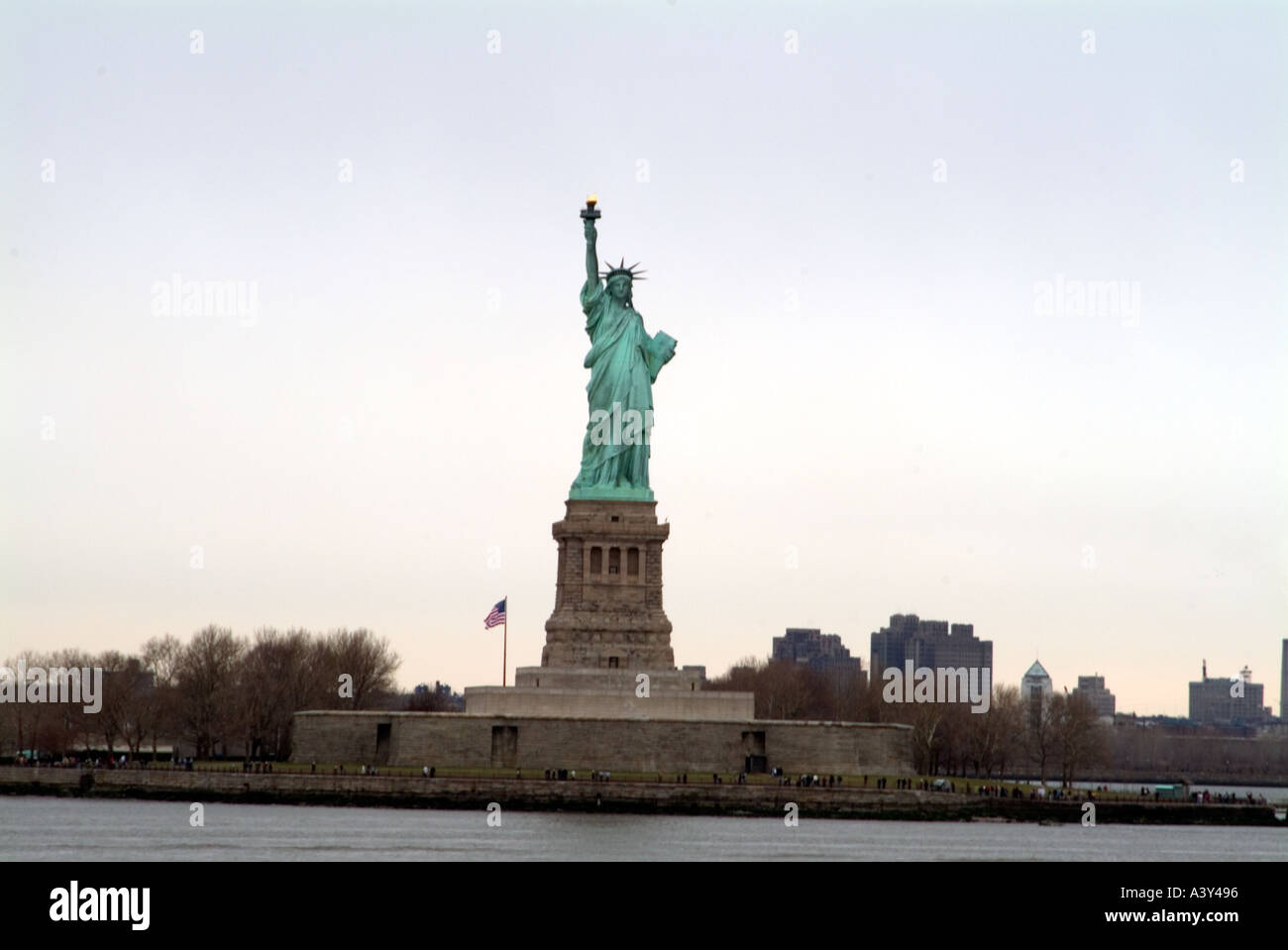 Statue of Liberty front view New York City Stock Photo - Alamy