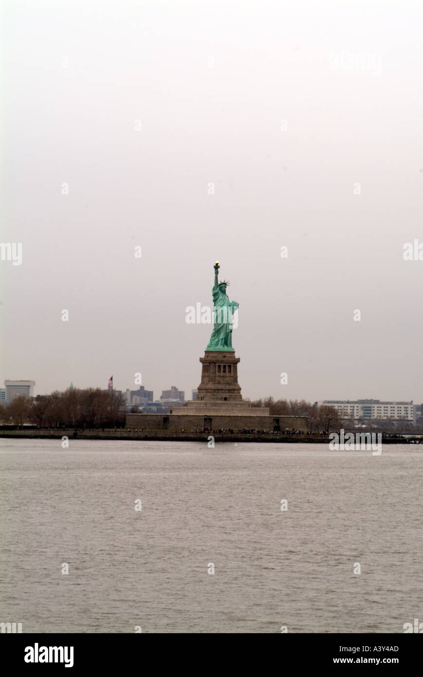 Statue of Liberty front view New York City Stock Photo - Alamy