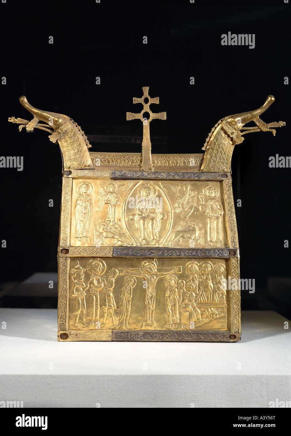 religion, christianity, liturgical objects, reliquary from stave church ...