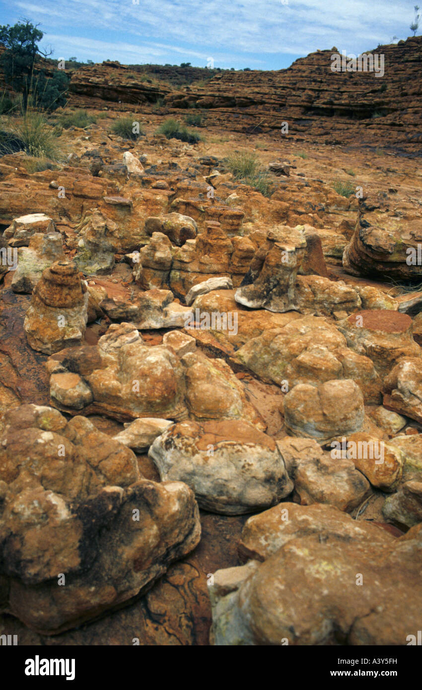 rock formation, Australia, Northern Territory, Kings Canyon, Watarrka ...