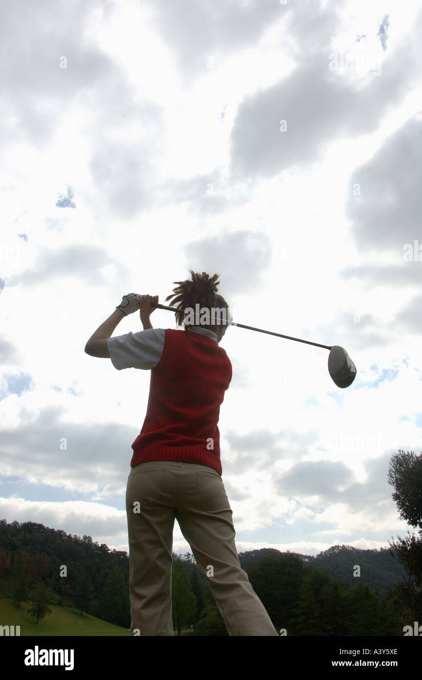 Three quarter backswing hi-res stock photography and images - Alamy