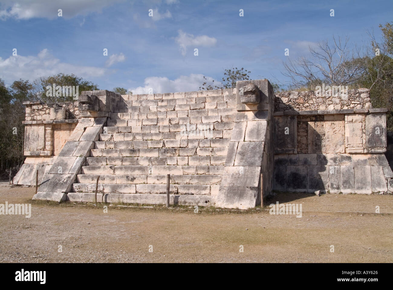 Platform of Venus Chichen Itza Mexico Stock Photo - Alamy