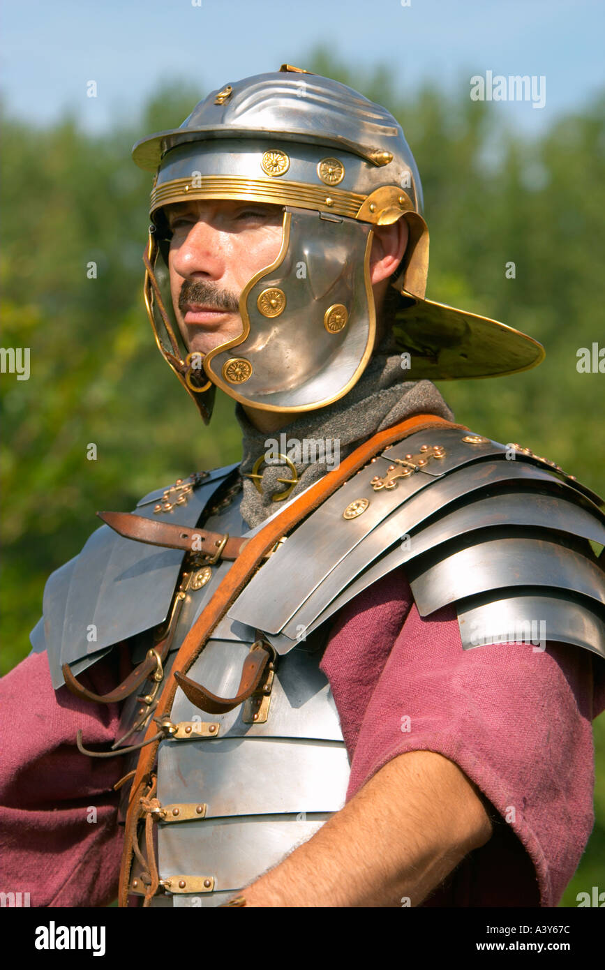 Ermine Street Guard Roman soldier Stock Photo - Alamy