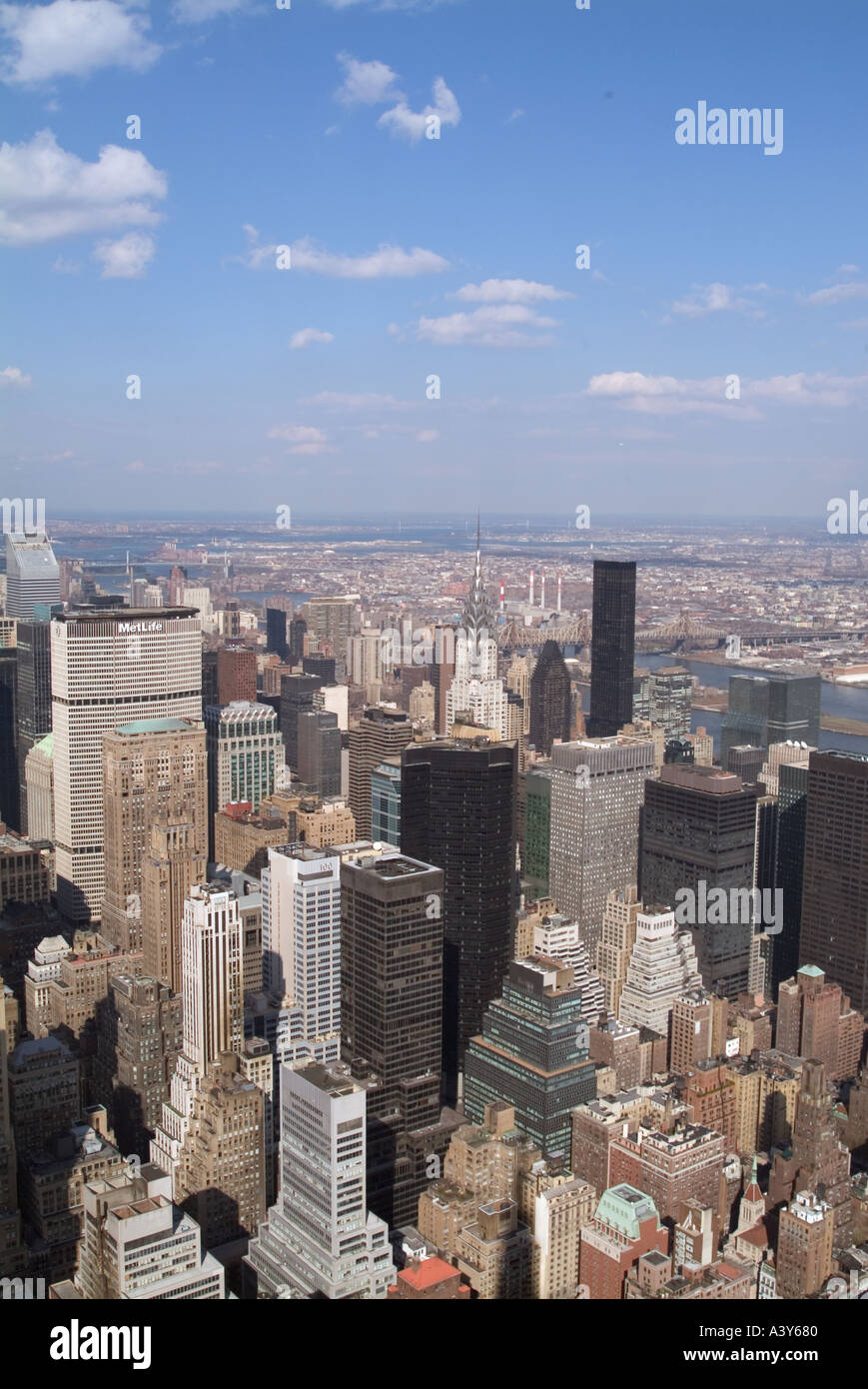 New York City Manhattan skyline architecture top view Empire State ...