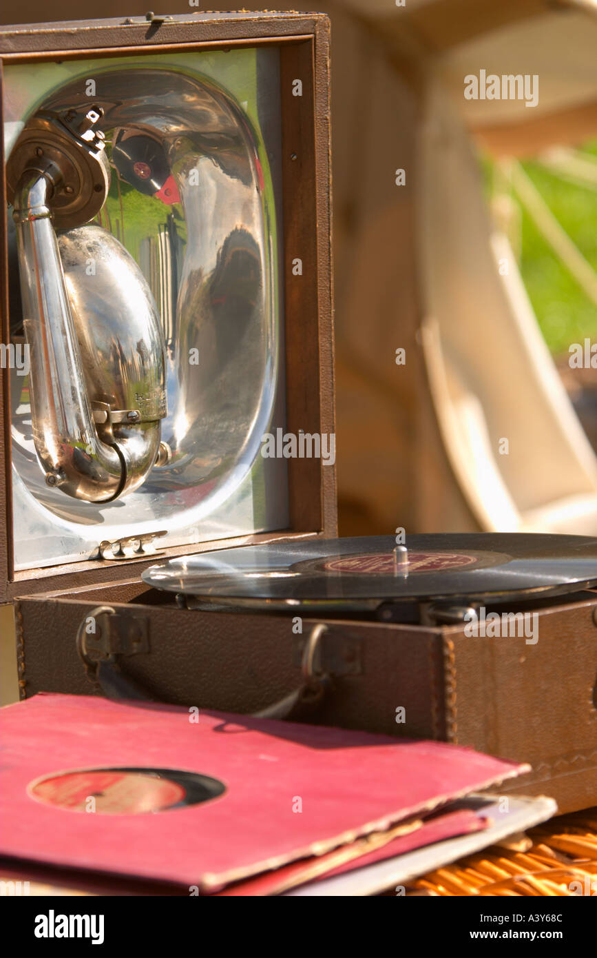 Early 1900s gramophone Stock Photo - Alamy