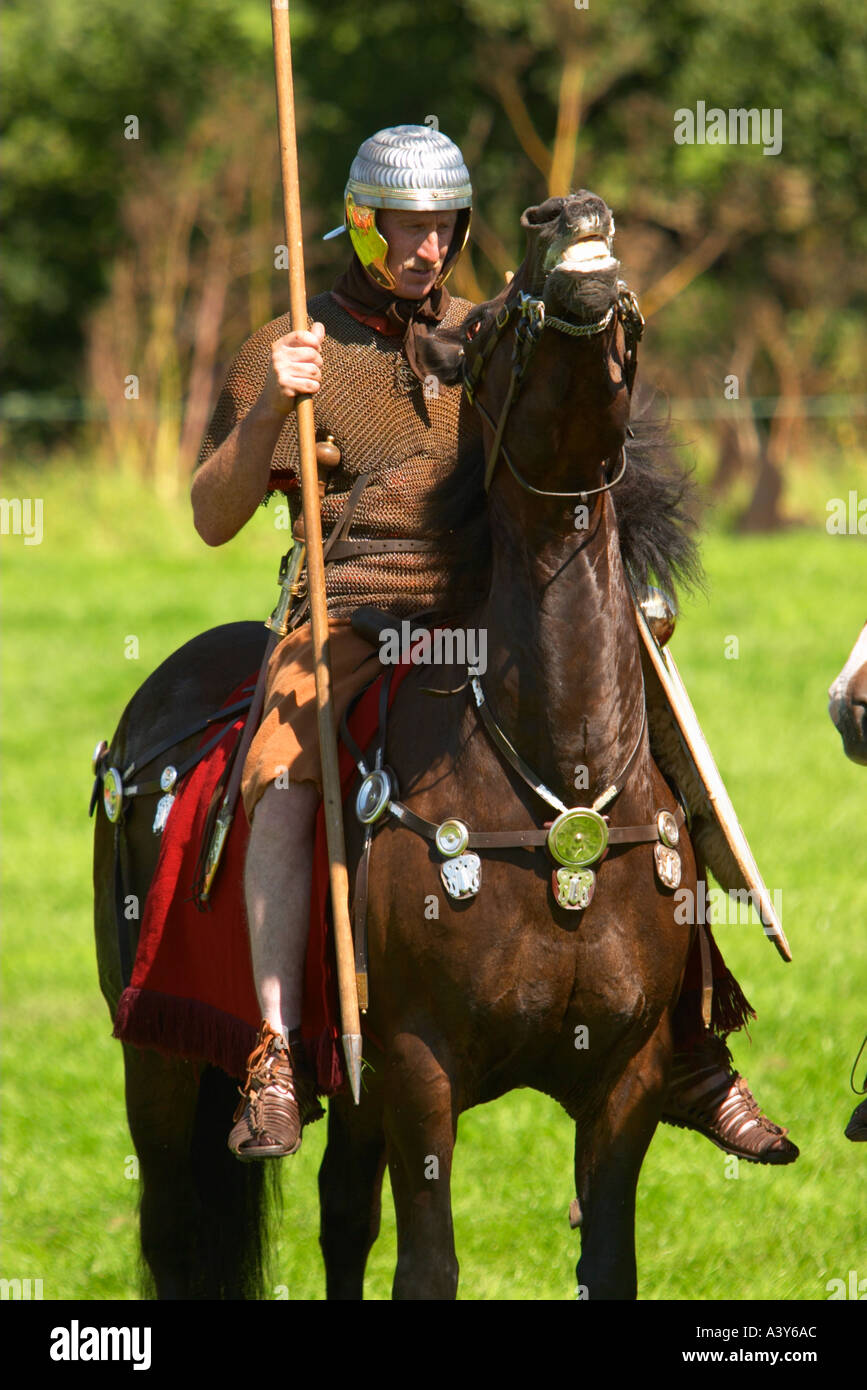 Festival of History Stoneleigh 2004 Roman scout Stock Photo - Alamy