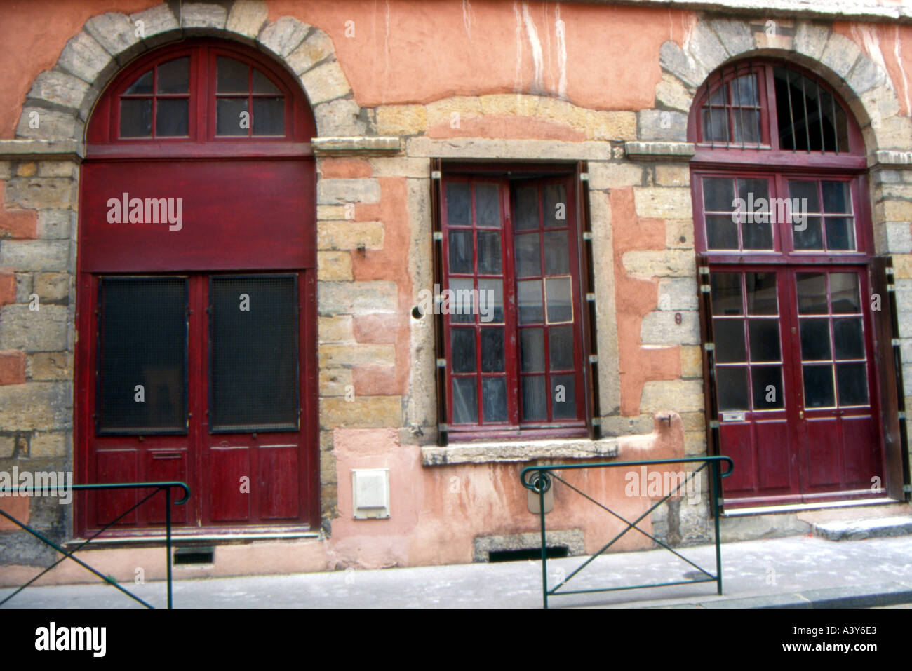 door model lyon france Stock Photo - Alamy